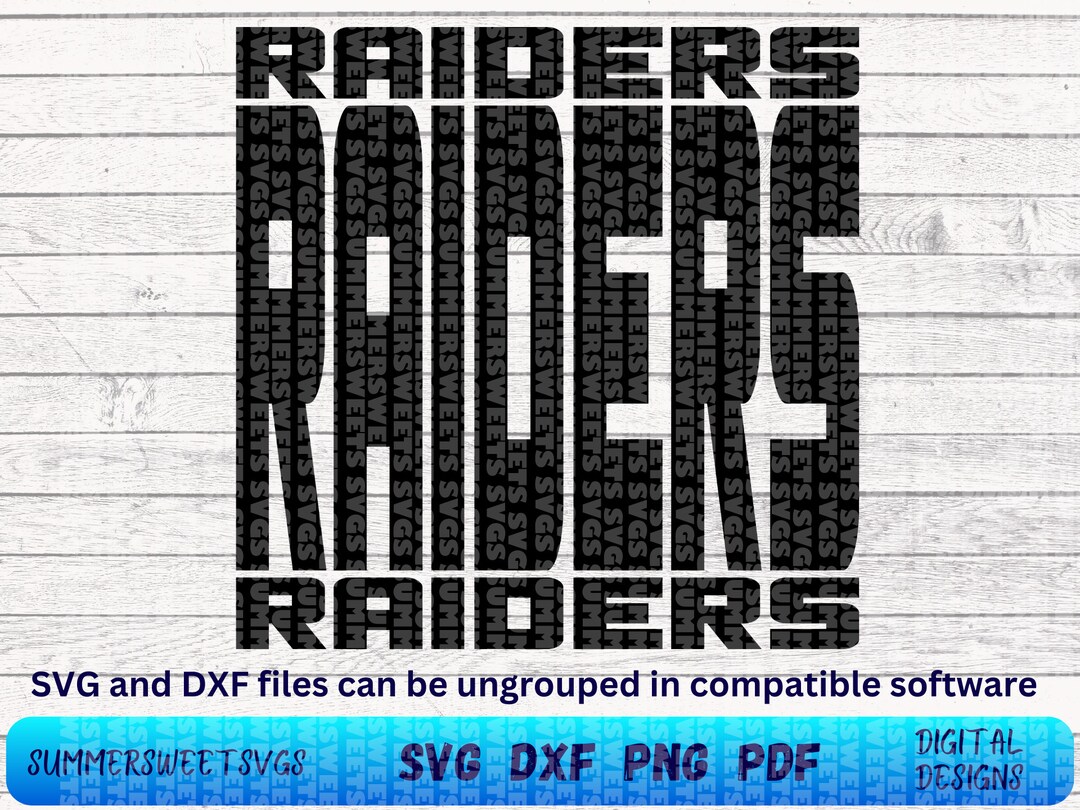 Raiders Svg Raiders Png Raider Pdf Raider Pride Svg School - Etsy