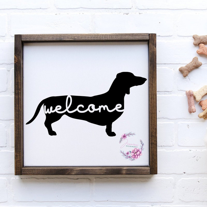 Dog Welcome Sign - Etsy UK