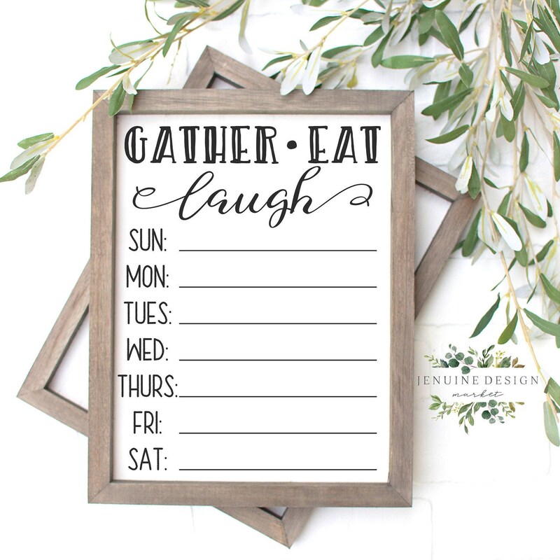 Gather Eat Laugh - Etsy