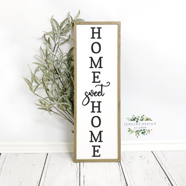Vertical Home Sweet Home Svg - Etsy