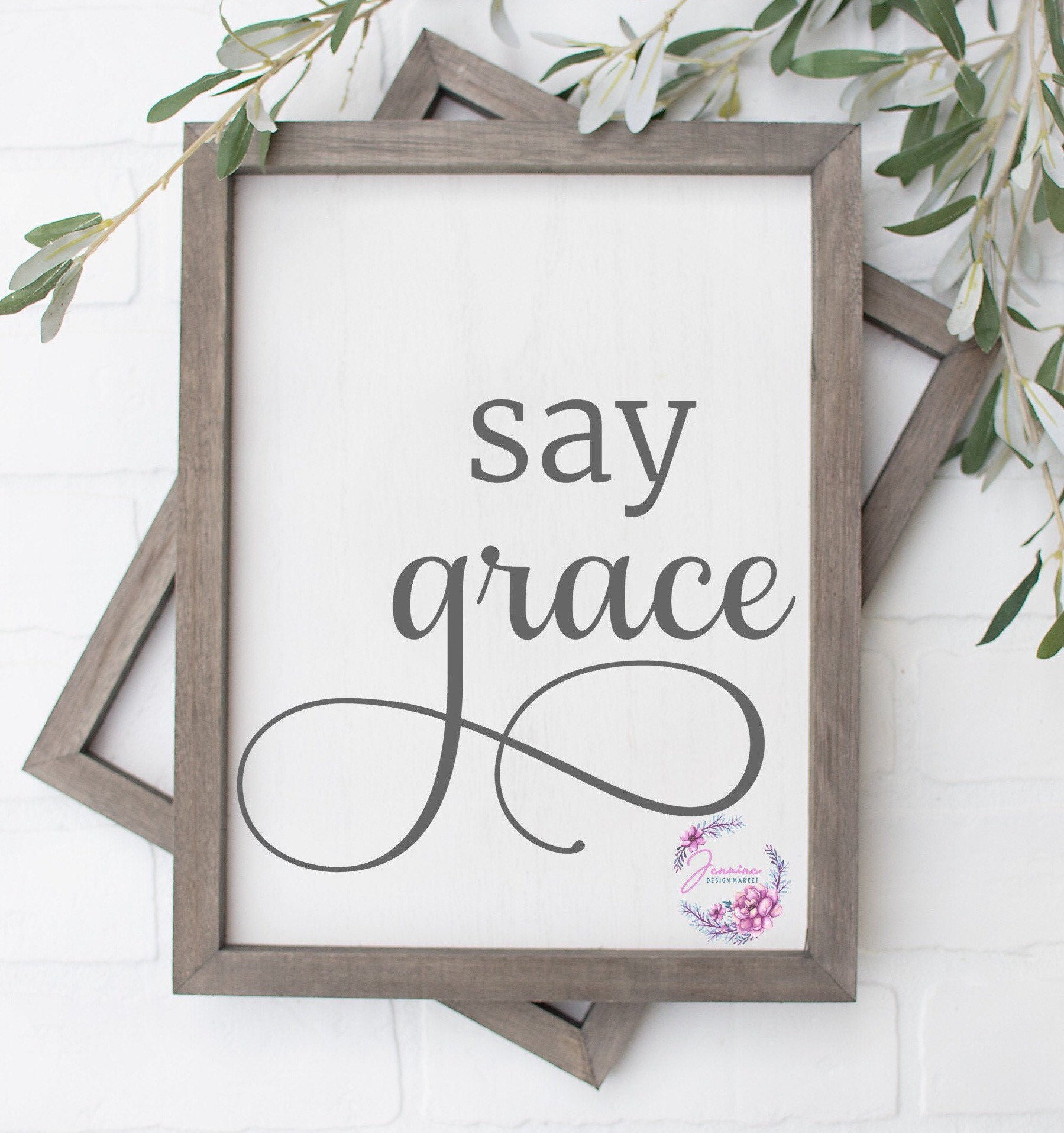 Say Grace SVG Blessing Printable Christian SVG - Etsy