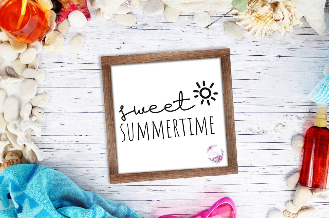 Sweet Summertime SVG | Summer Printable - Etsy