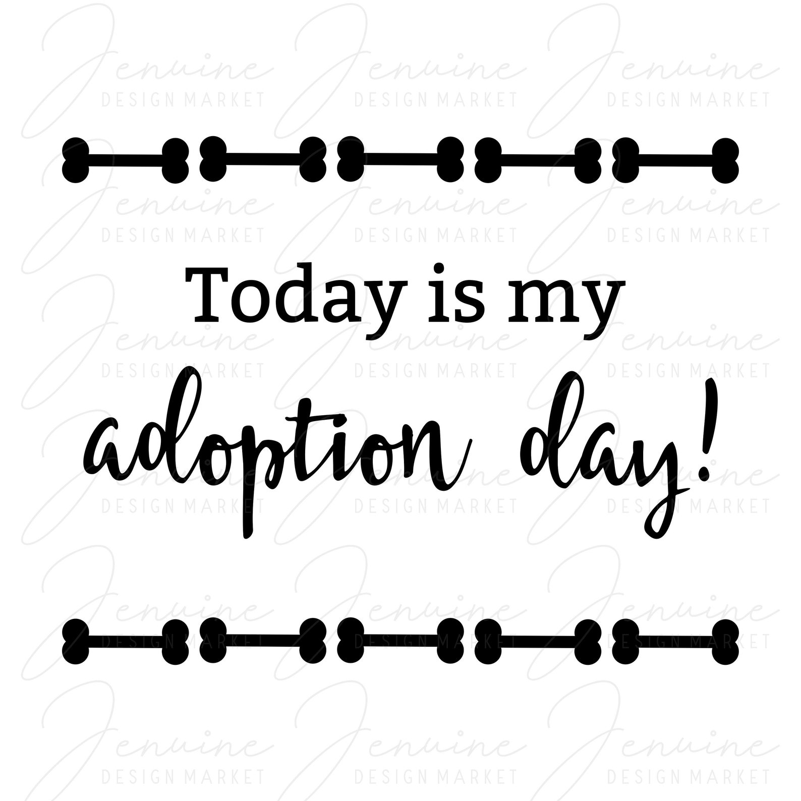 Printable Dog Adoption Sign Dog Adoption Day SVG Adoption | Etsy