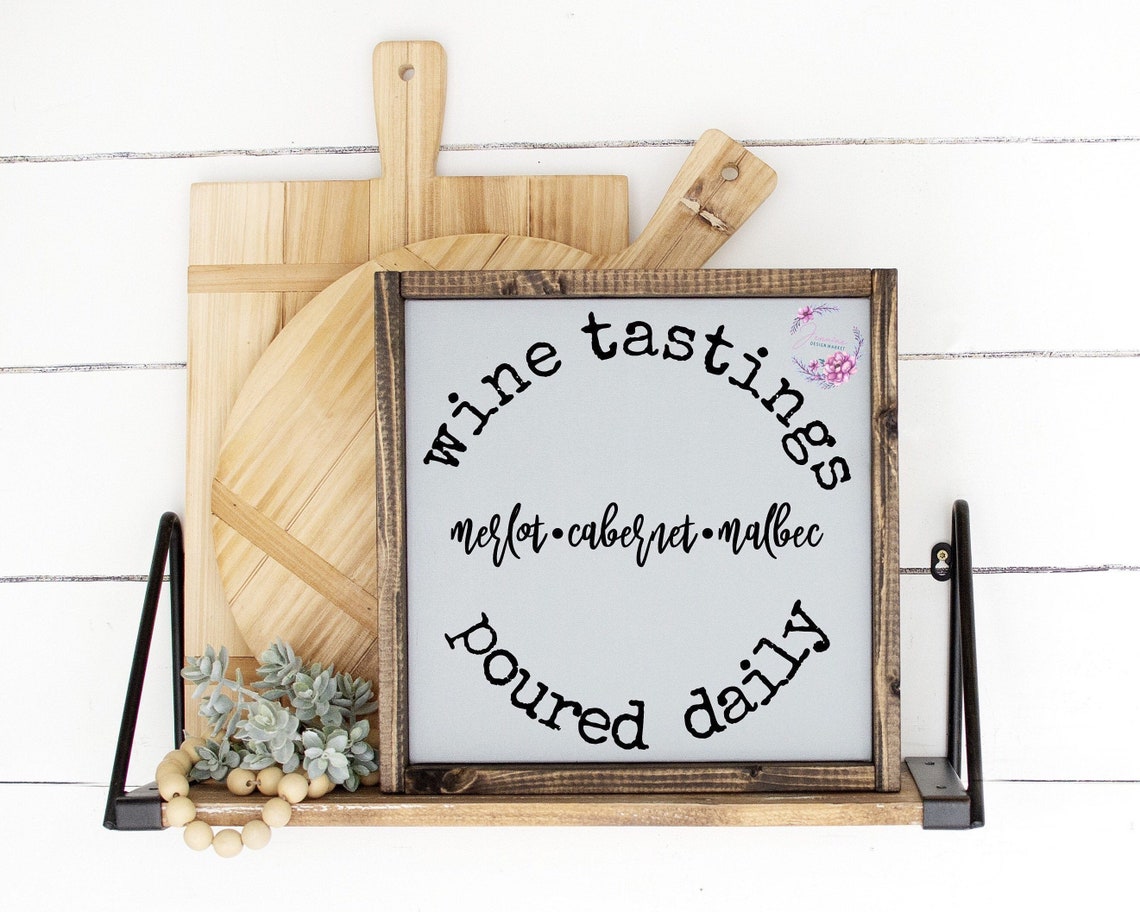 Wine Tastings SVG Bar Sign SVG Wine SVG Red Wine - Etsy