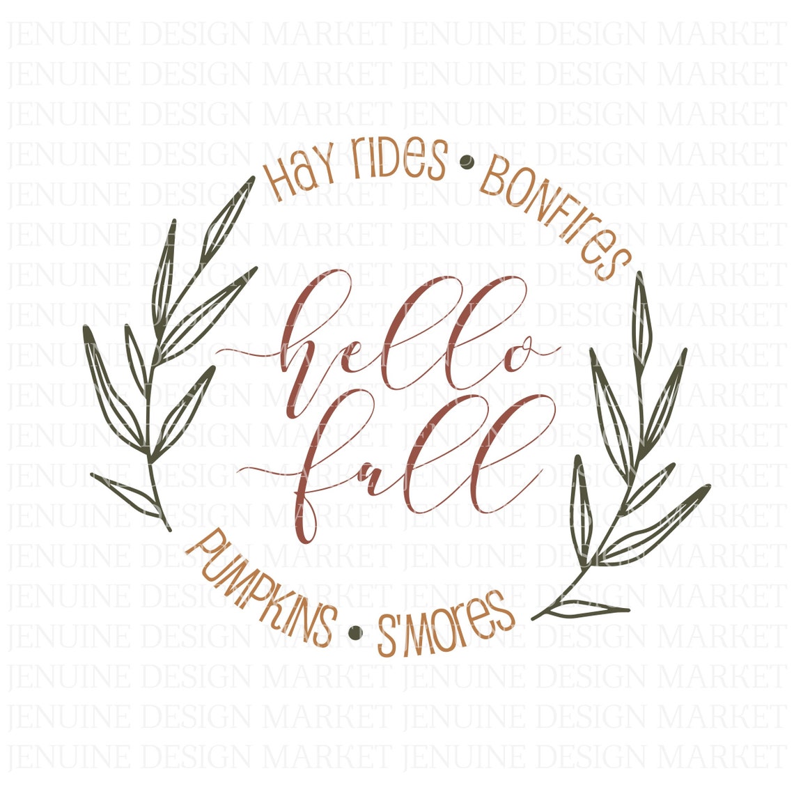 Hello Fall SVG | Fall Printable | Fall Checklist - Etsy