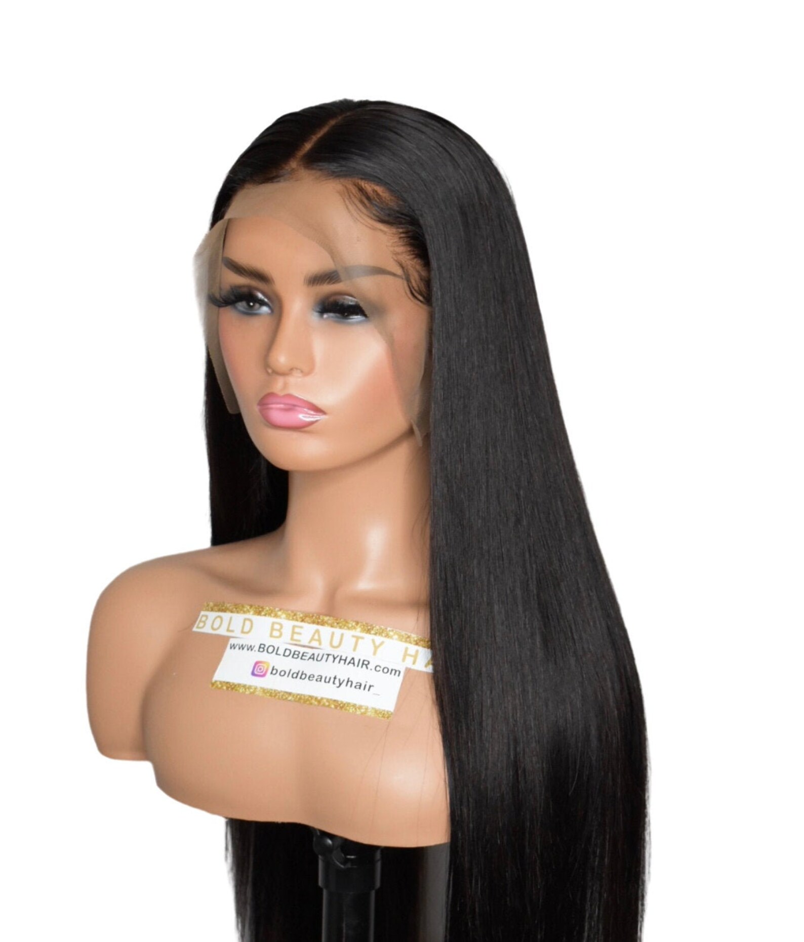 Straight Frontal Wig - Etsy