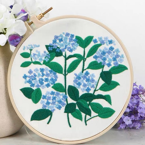 ROSE BUSH Botanical PDF Hand Embroidery Pattern | Etsy