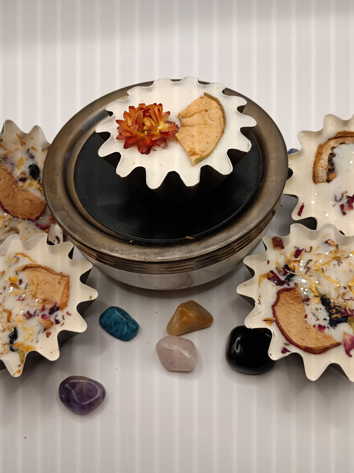 Wax Melt Fragrance Cups Infused With Dried Fruit And/or Flowers - Etsy