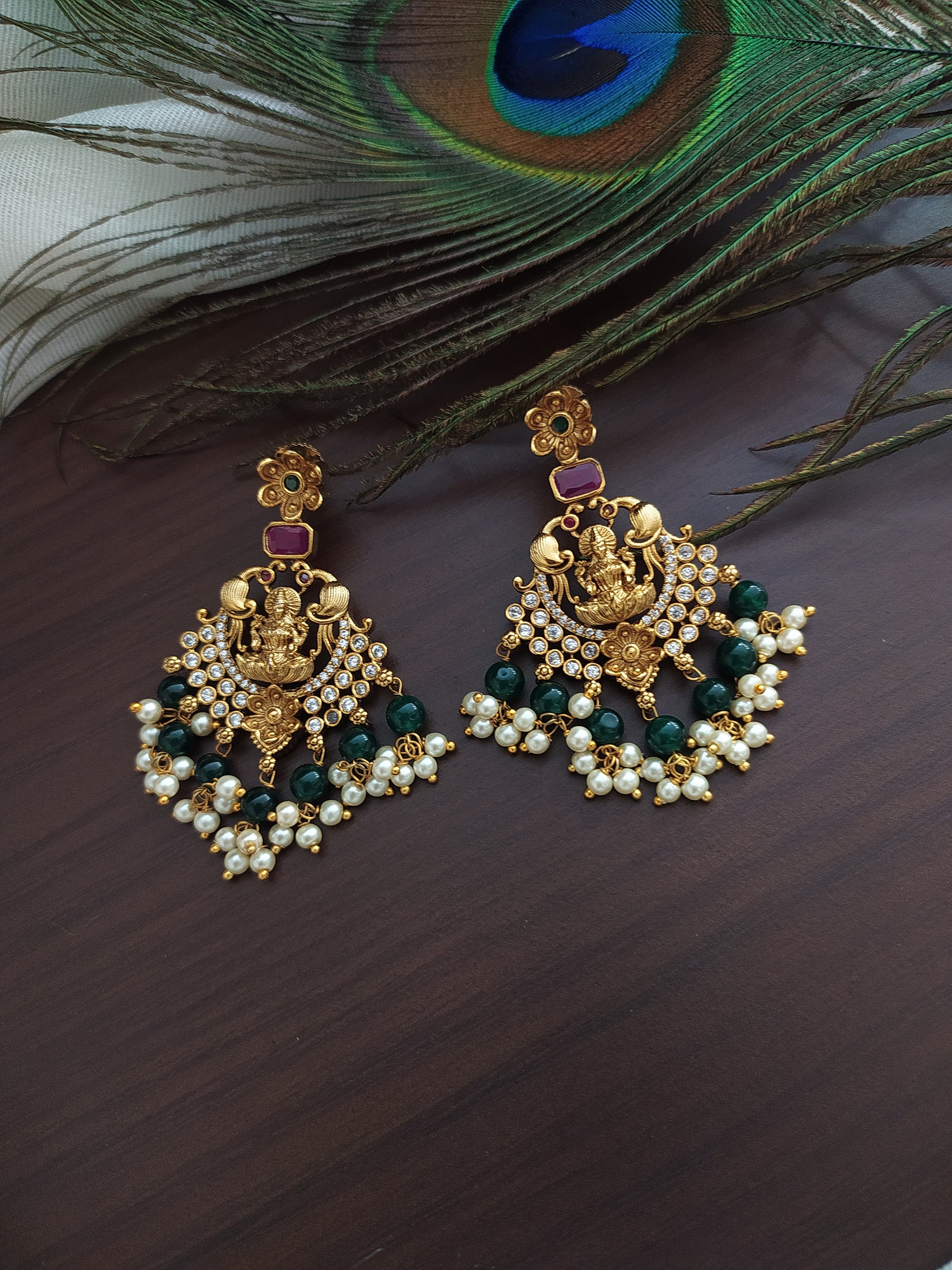 Gold Chain Necklace Gold Locket Necklace Indian Jewelry Ruby - Etsy