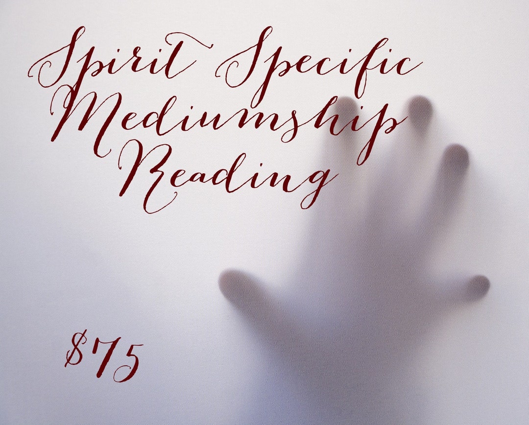 Specific Person Mediumship Reading by Etsy Message or Email - Etsy
