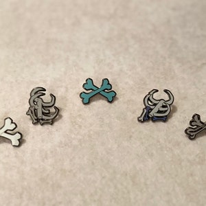 OSRS Inspired 5 Bone Pin Set - Etsy