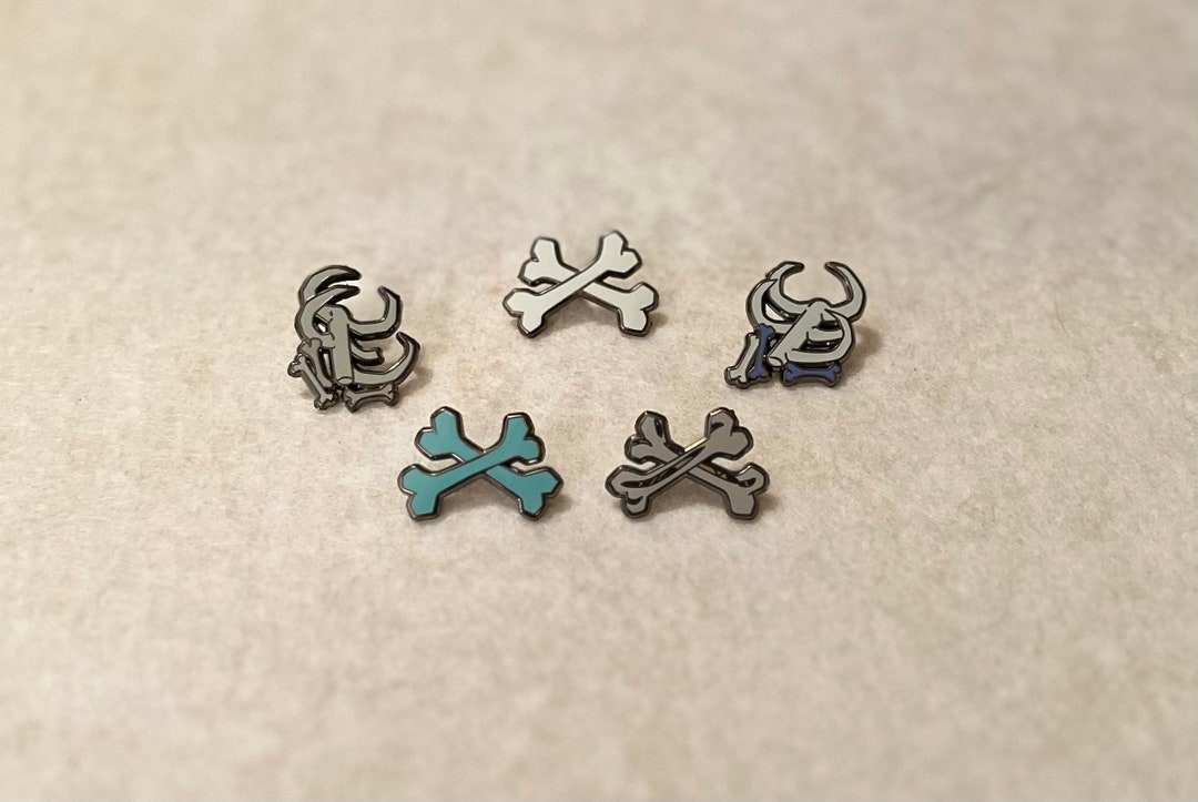 OSRS Inspired 5 Bone Pin Set - Etsy