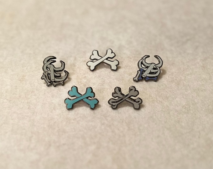 OSRS Inspired 5 Bone Pin Set - Etsy