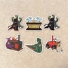 OSRS Inspired 5 Bone Pin Set - Etsy