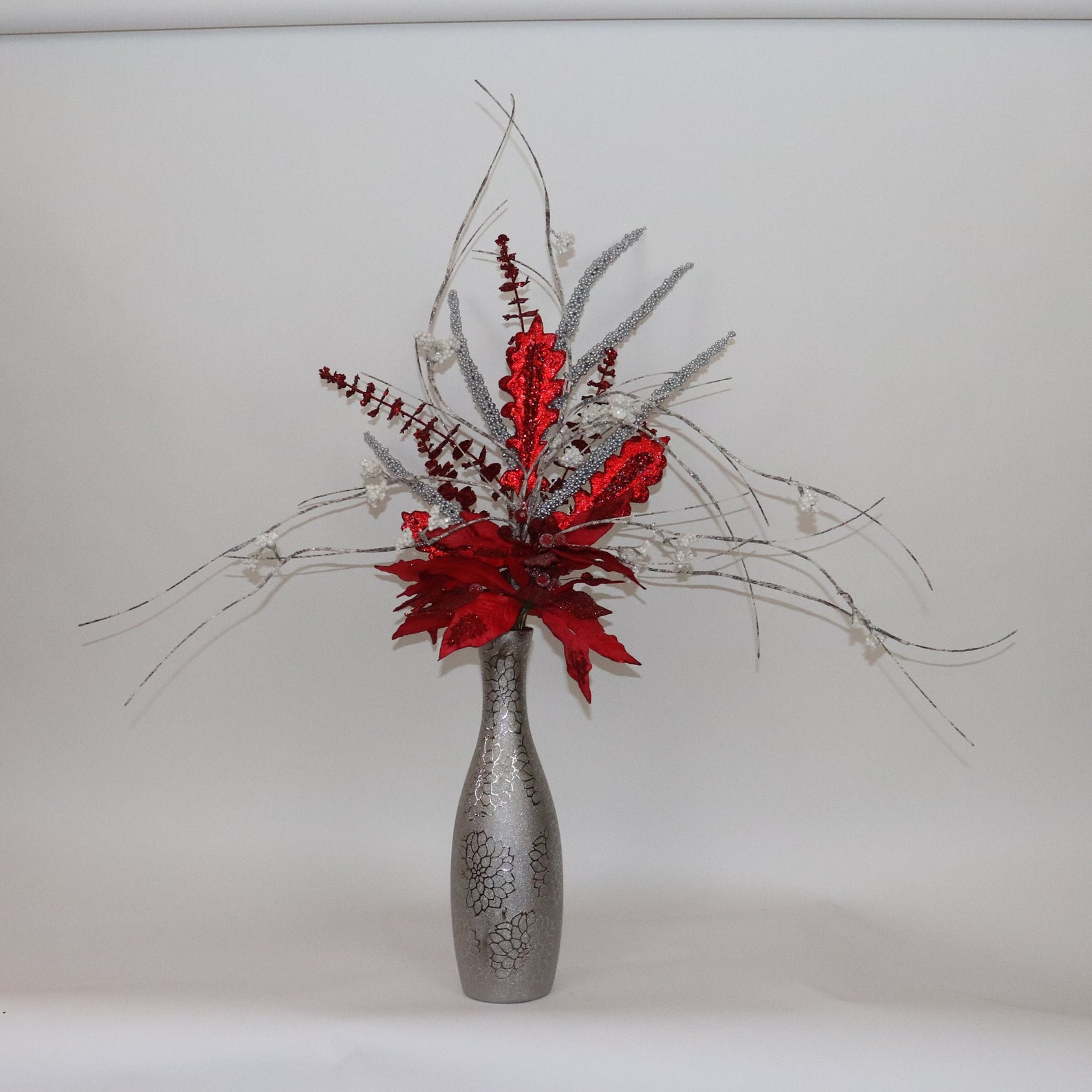 RAVISHING RED PLUS - Jeweled Arrangement - 44" - Etsy
