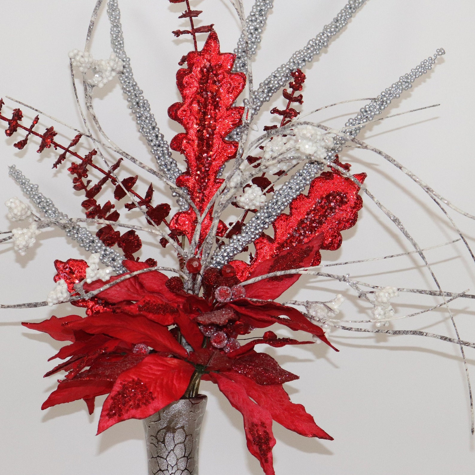 RAVISHING RED PLUS - Jeweled Arrangement - 44" - Etsy
