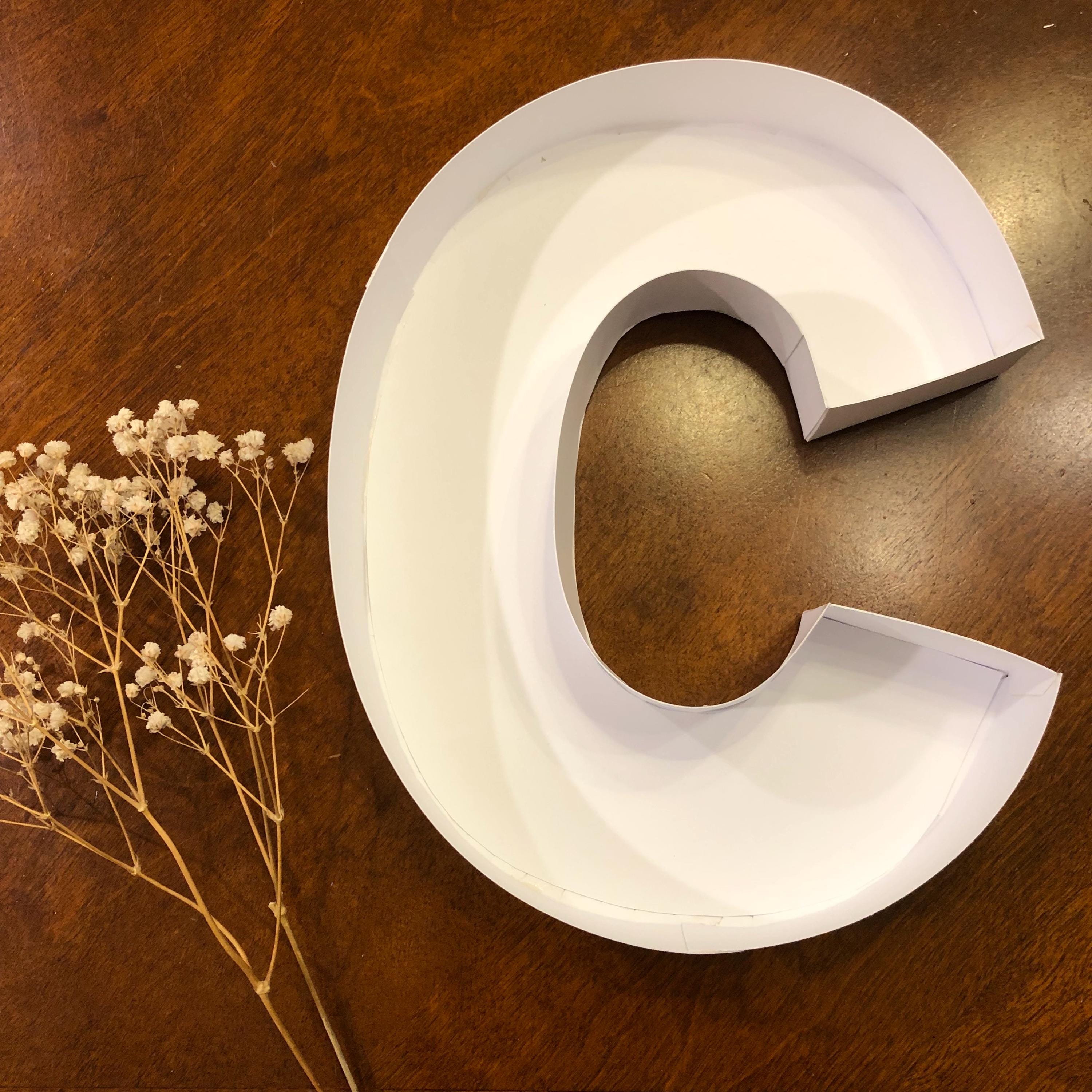 Fillable Box Letter C, Charcuterie Board, Fillable Try, size 10 Inches ...