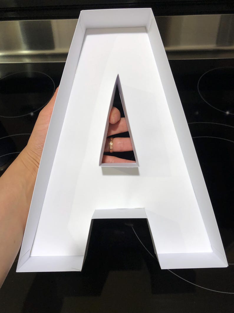 Fillable Box Letter A, Charcuterie Board, Fillable Try, size 10 Inches ...