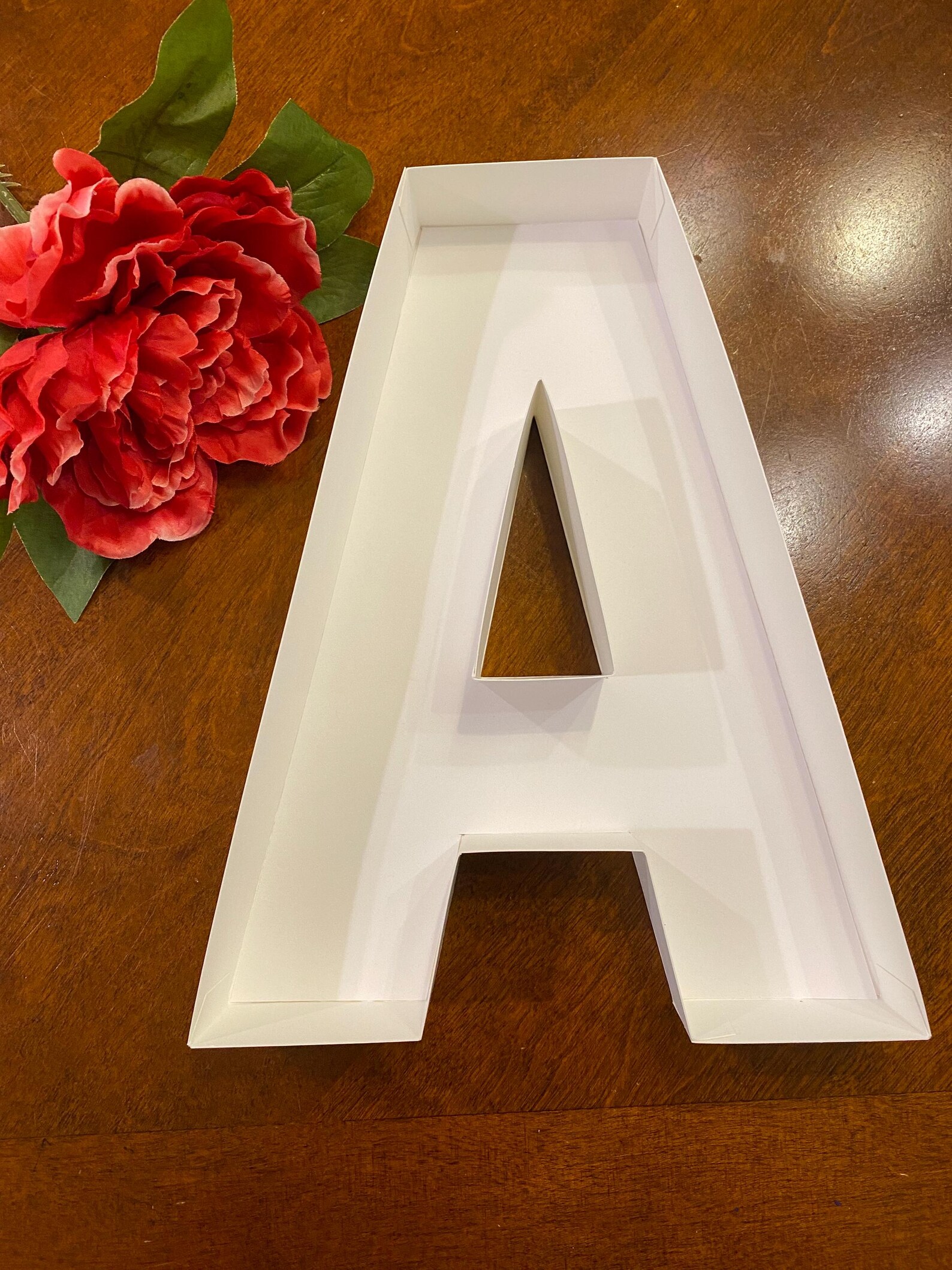 Fillable Box Letter A, Charcuterie Board, Fillable Try, size 10 Inches ...