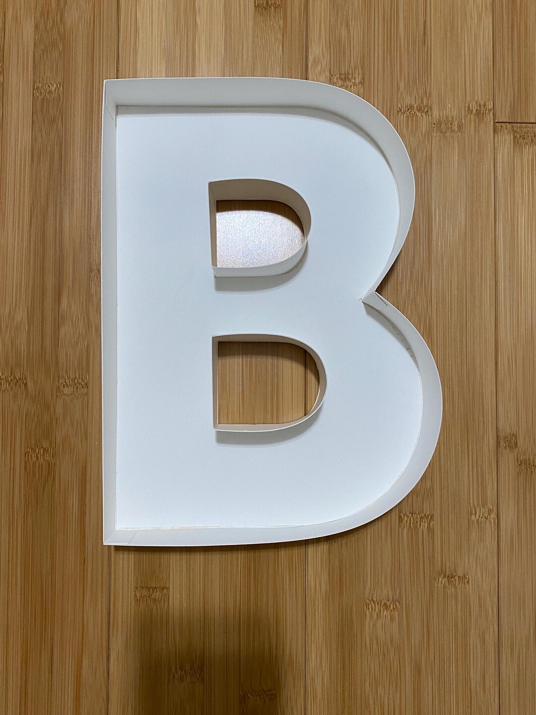 Fillable Box Letter B, Charcuterie Board, Fillable Try, size 10 Inches ...