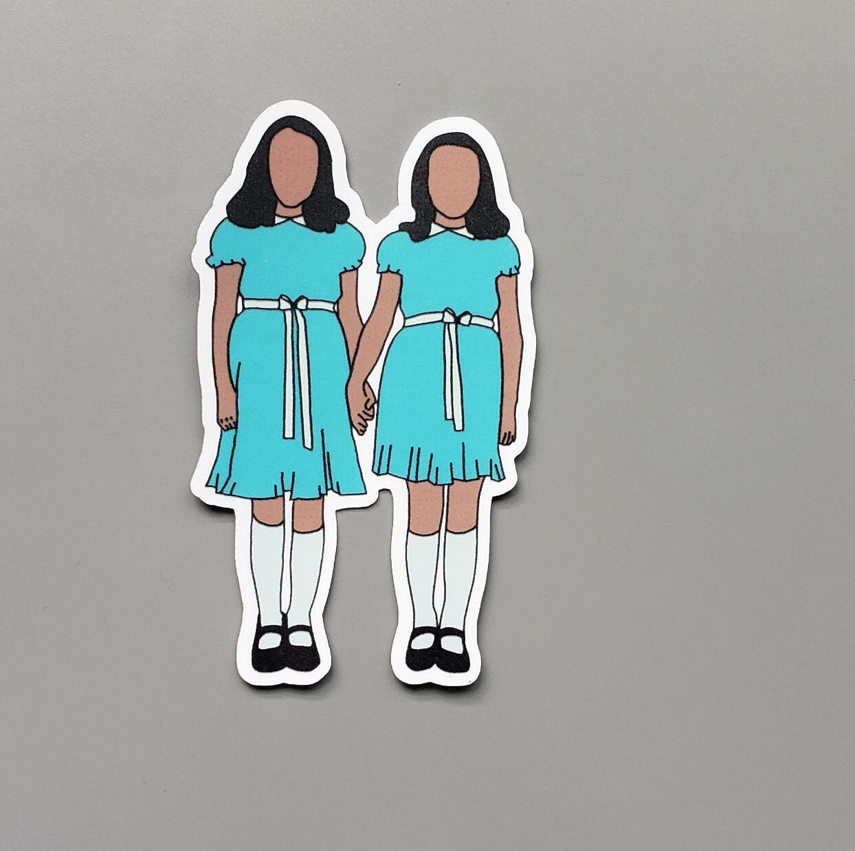 The Shining Twins Sticker Horror Movie Sticker Laptop | Etsy