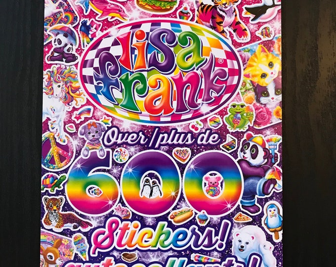 Lisa Frank Sticker Book Over 600 Stickers, Lisa Frank, Lisa Frank ...