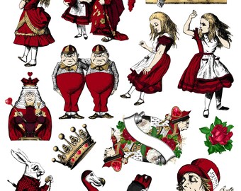 Alice Resin Inserts in Color, Alice Resin Inserts, Colored Resin ...