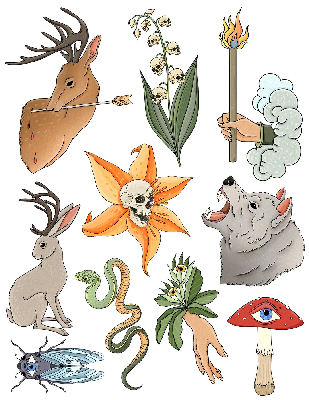 Strange Things 2 Resin Inserts in Color, Color Resin Inserts, Resin ...