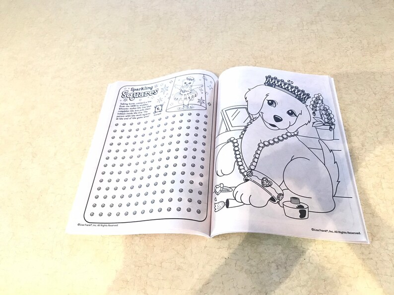 Lisa Frank Coloring and Activity Book Lisa Frank Coloring - Etsy