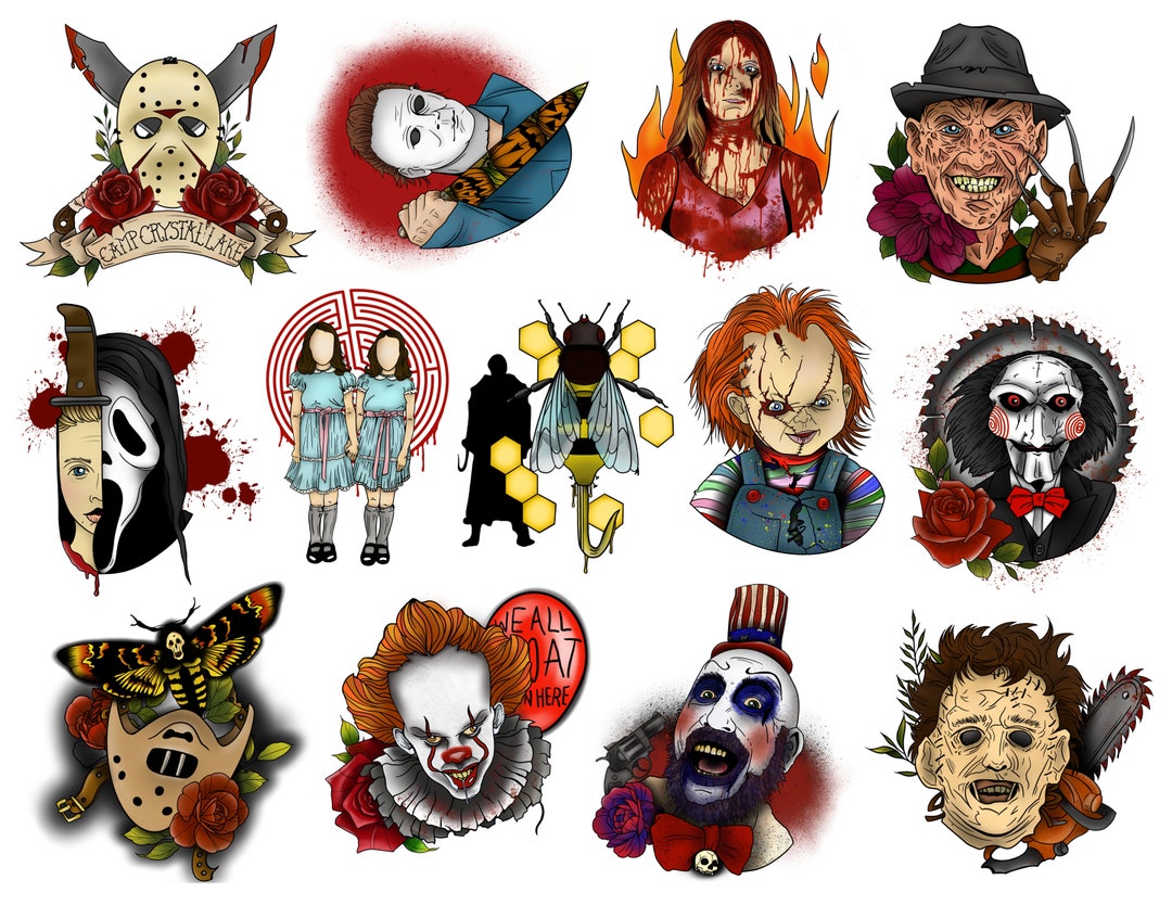 Horror Movies Resin Inserts , Scary Movie Resin Inserts , Color Resin ...