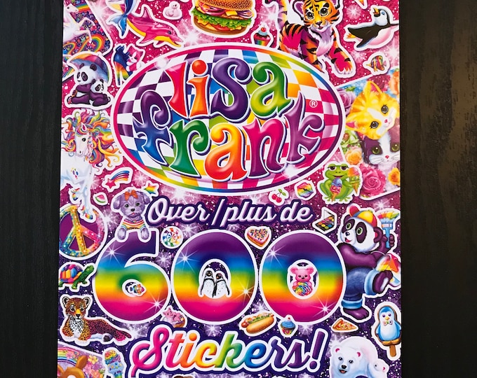 Lisa Frank Sticker Book Over 600 Stickers Lisa Frank Lisa - Etsy