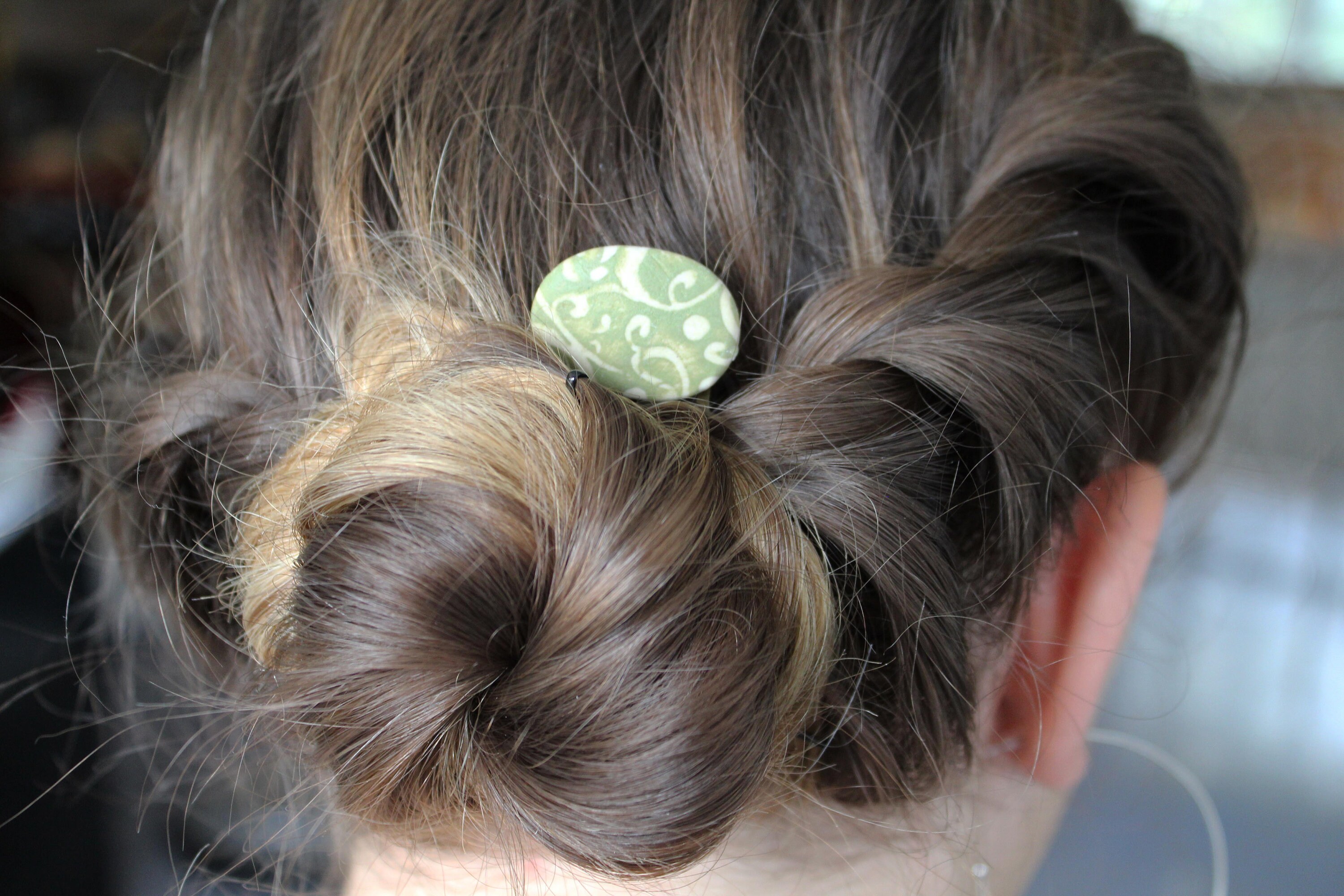AMELIA Porcelain Decorative Comb -green Hairclip- Green Comb, Hair ...