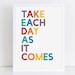 Positive Message Wallprint | Rainbow Colours | Inspirational Quote ...