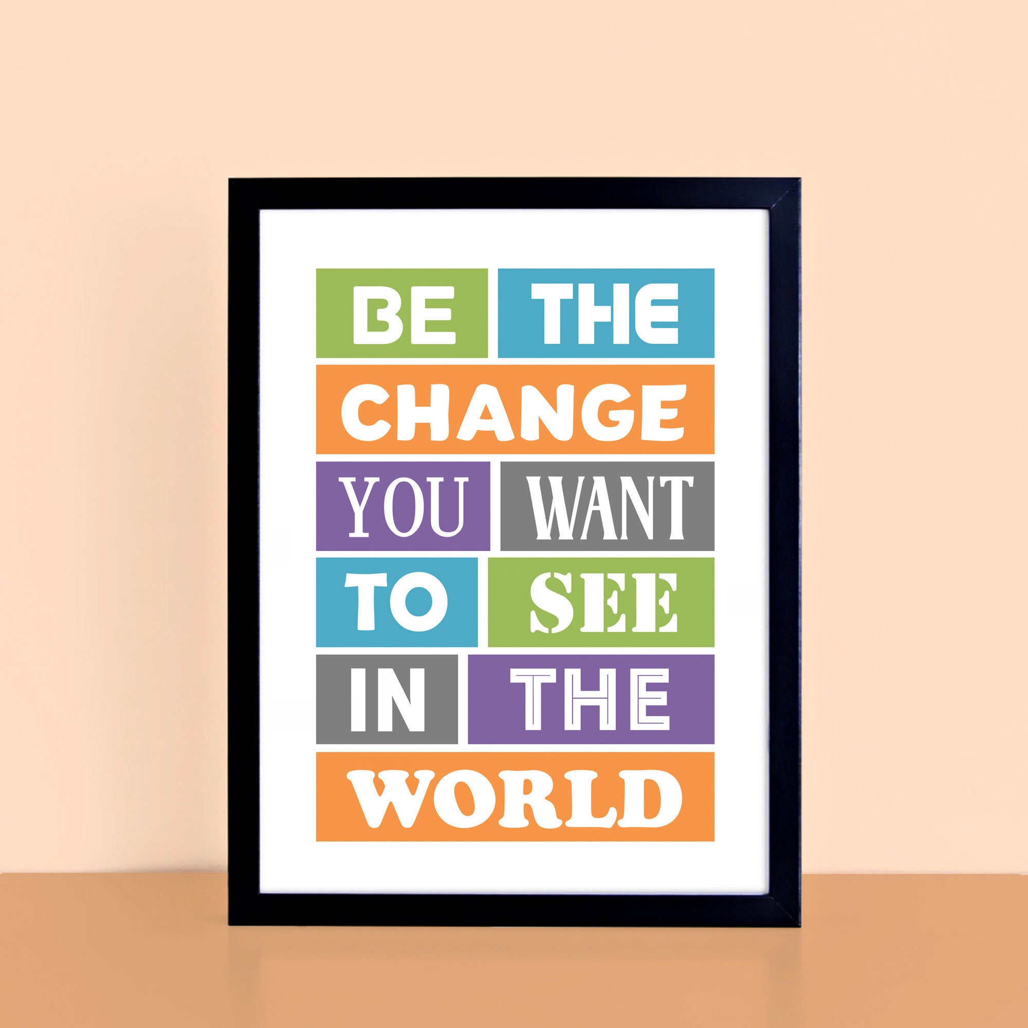 Motivational Quote Poster Inspirational Typography Print - Etsy