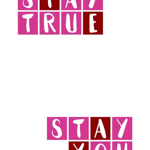 Motivational Quotes Wall Art Hallway Decor Stay You | Etsy