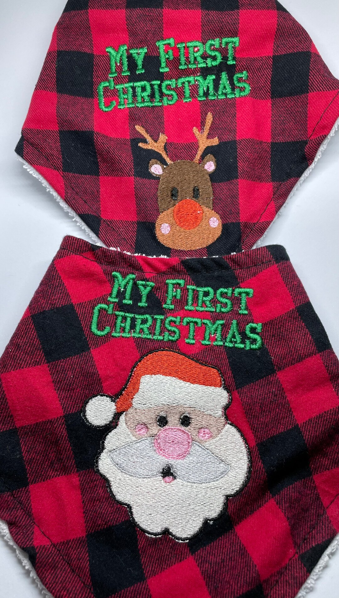 Baby Christmas Bib - Xmas Bib - Super Absorbent Bib - My First ...