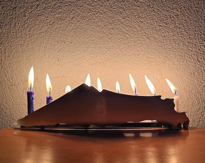 Shining Israel Chanukiah - Jewish Menorah Gift - Express Shipping is ...