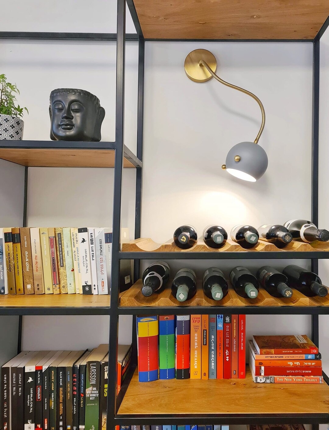 Wall or Ceiling Mounted Sculptural Lamp - Decorative Lighting Fixture ...