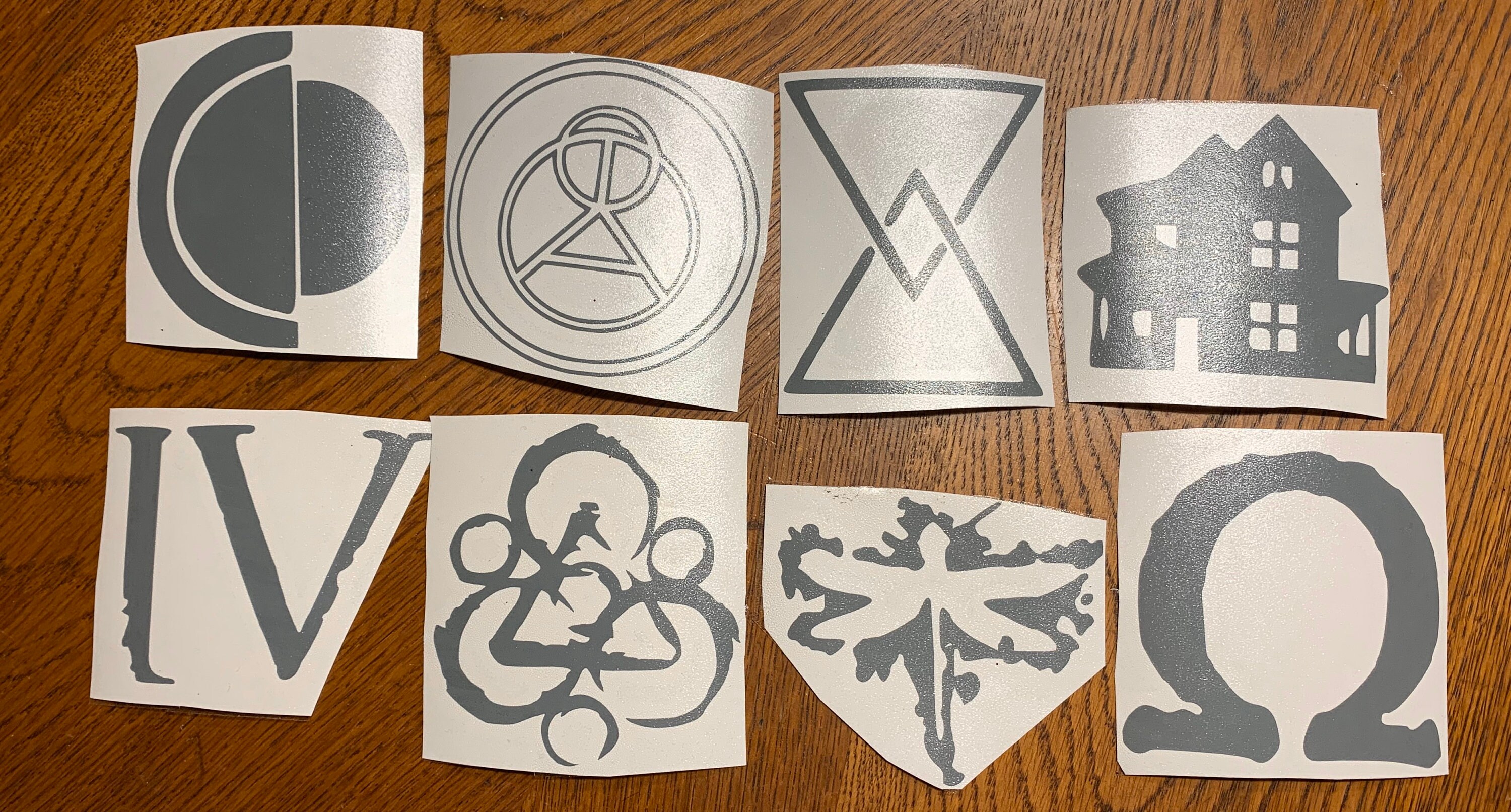 Coheed and Cambria Album Logo Symbols Decal Set Full Set | Etsy