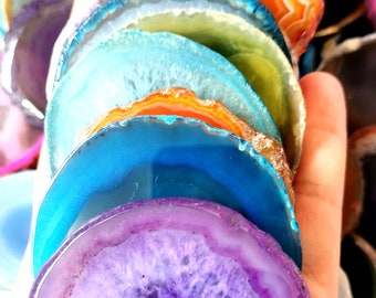 Agate Slice occo Geode Agate Slices Highest Special A Quality - Etsy