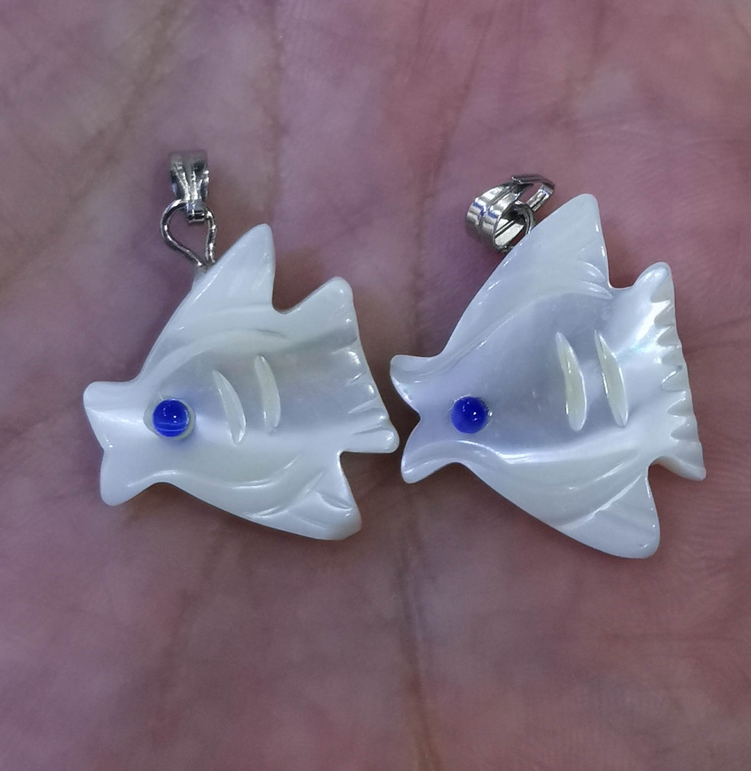 6pcs 925 Sterling Silver Mother of Pearl Shell Jewelry Blue - Etsy