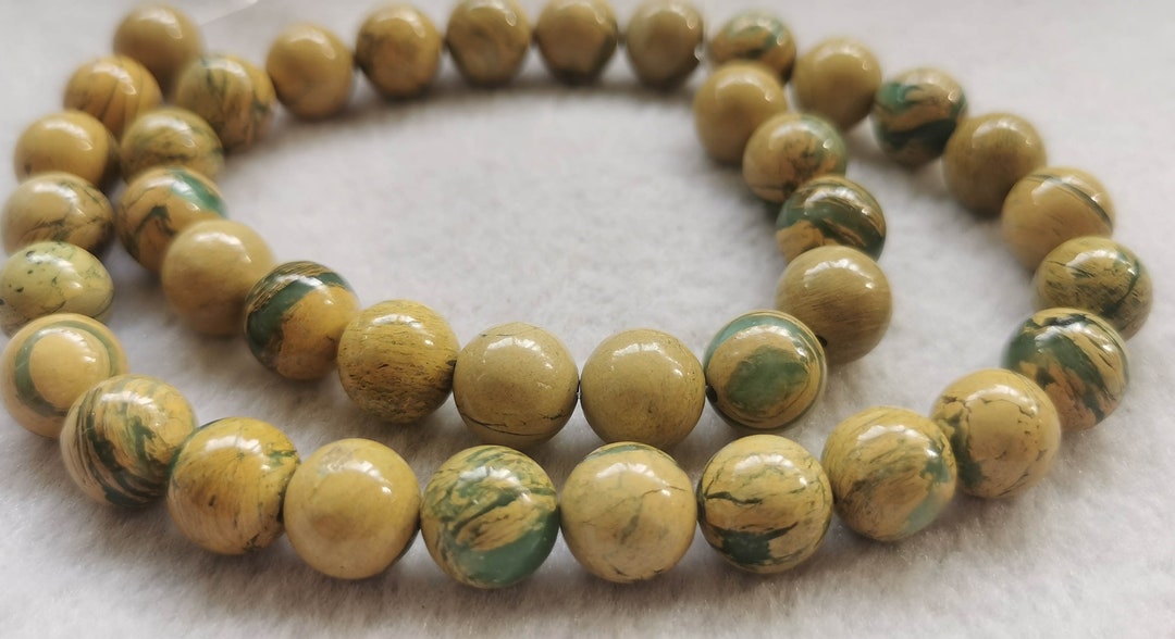 Genuineyellow Green Mica Muscovite Euchlorite Round Beads 15 Strand 6mm ...
