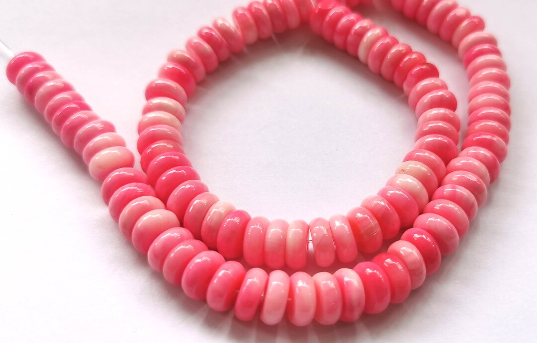 20pcs Pink Conch Buttons, Queen Conch Round Button Beads,natural Shell ...