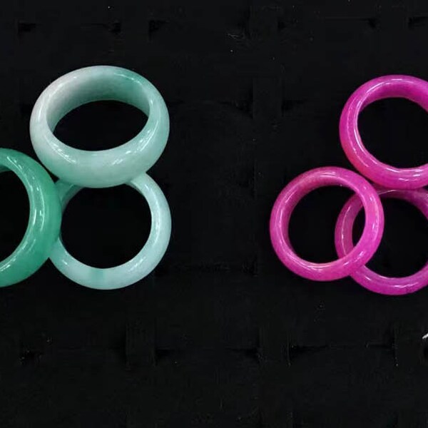 Ruby Jade Ring - Etsy