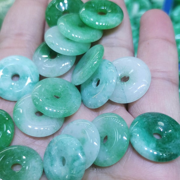 Jade Circle Pendant - Etsy