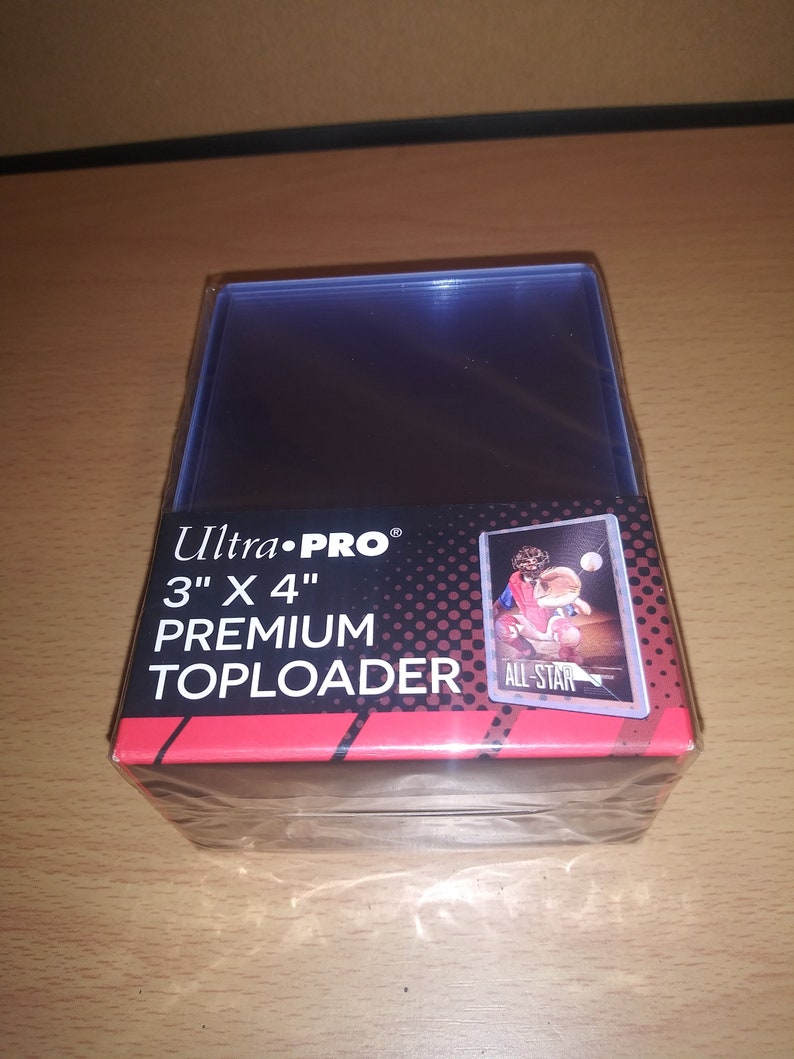 25 Pack Ultra Pro Premium 3x4 Toploader Trading Cards Loaders | Etsy