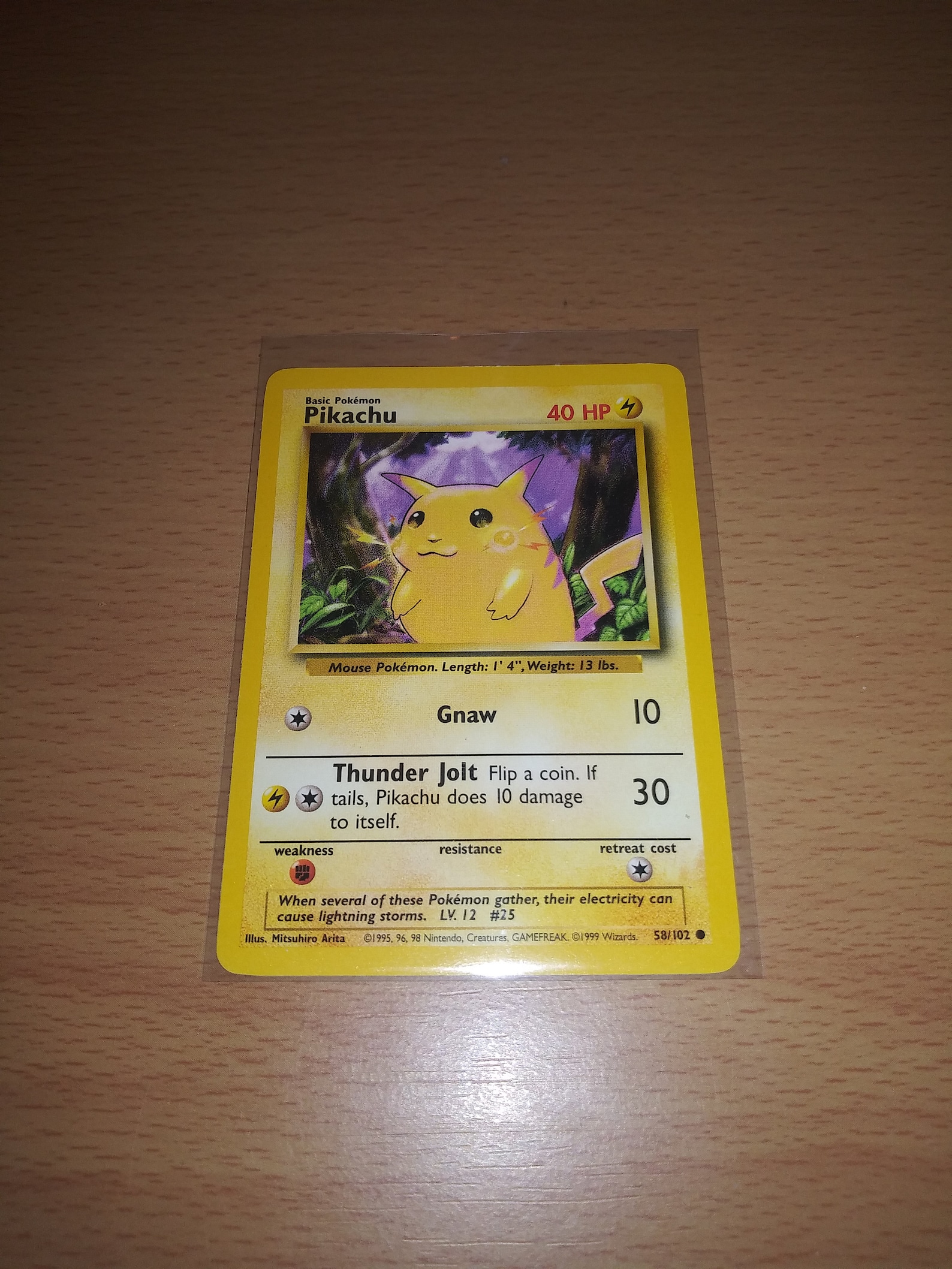 Vintage Pikachu Pokémon Card 58/102 Good Condition 1999-2000 | Etsy