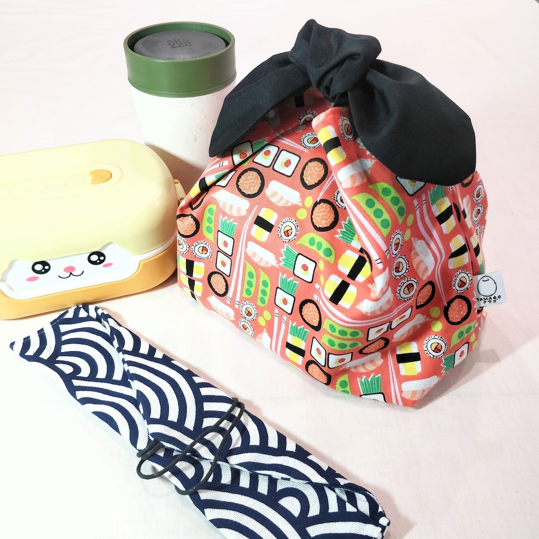 Japanese Bento\ Lunch Bag, Sushi, Eco-friendly, Reusable Bag, Optional ...