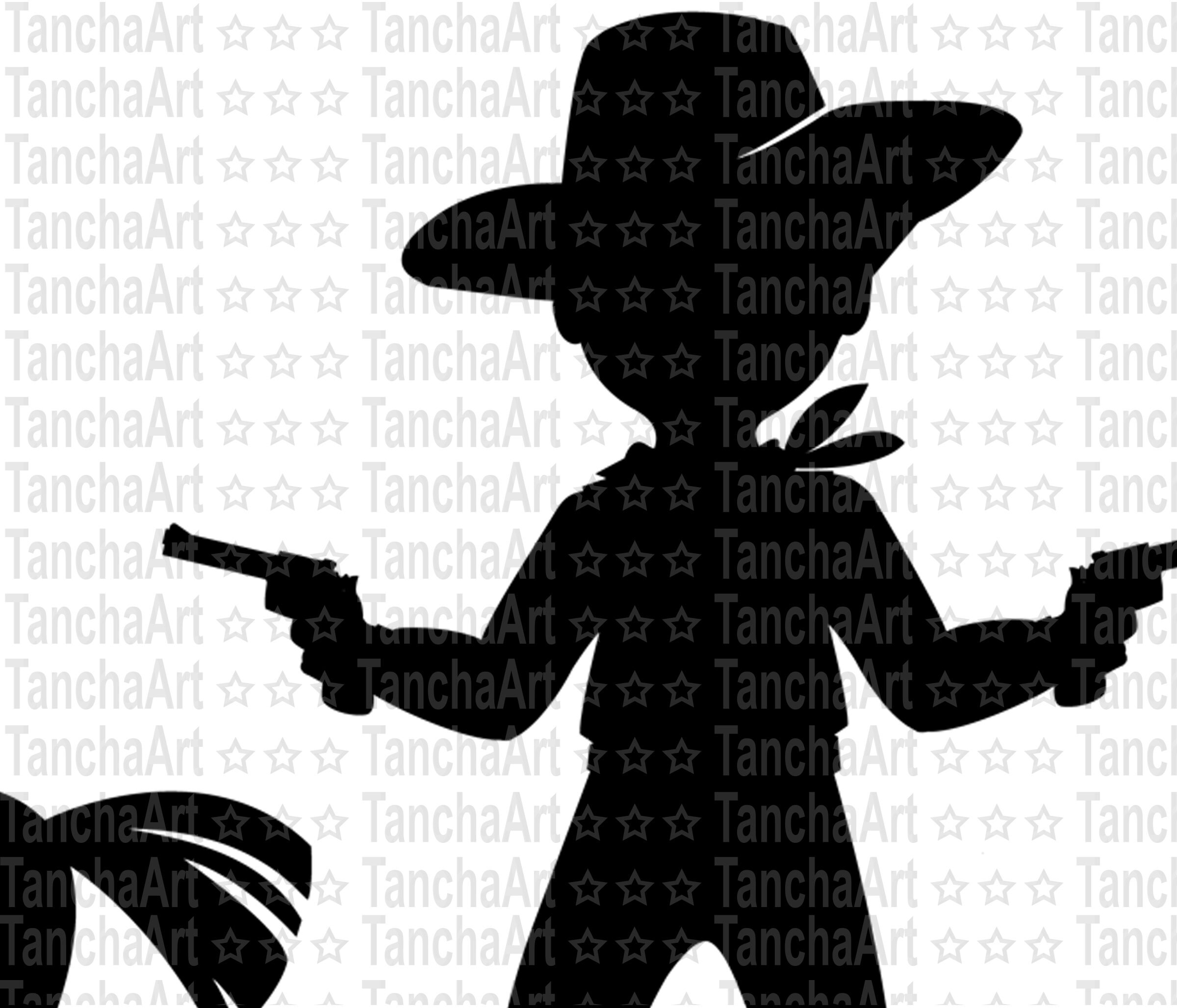 Little Cowboy Silhouette