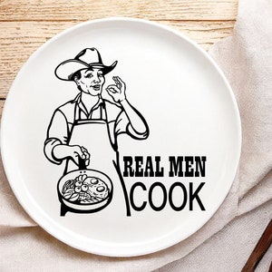 Cowboy Kitchen Art SVG Chef Man Cooking Printable Cut File SVG PNG Jpg ...